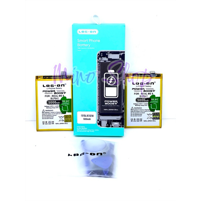 Jual BATERAI LOG ON REALME 8 RMX3085 BLP841 BLP-841 POWER BOOST BATRE ...