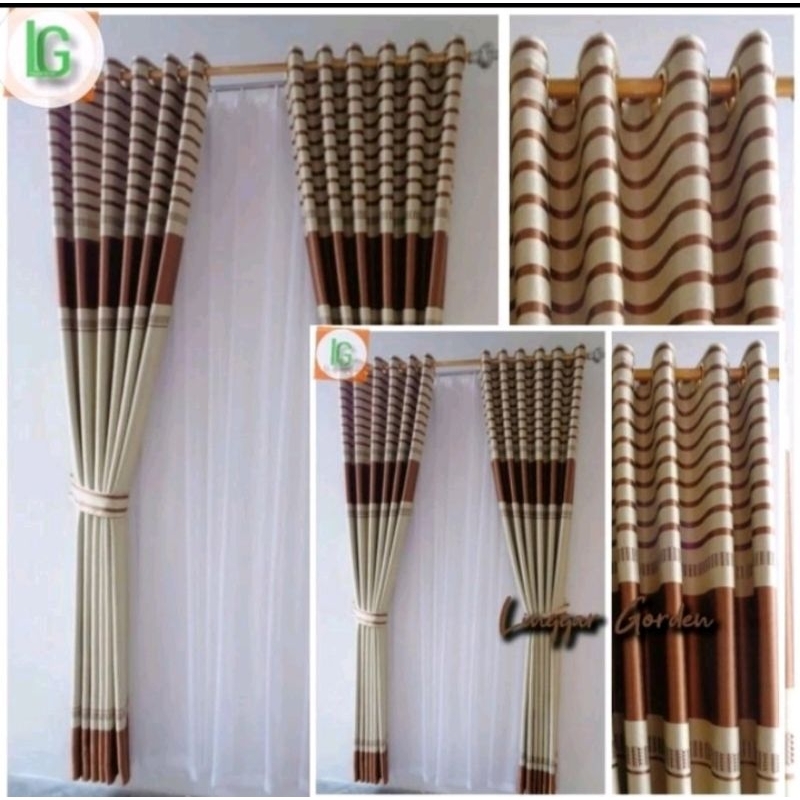 Jual Gordeng Blackout Import Bluduru Tebal Hordeng Jendela/Gorden Pintu ...