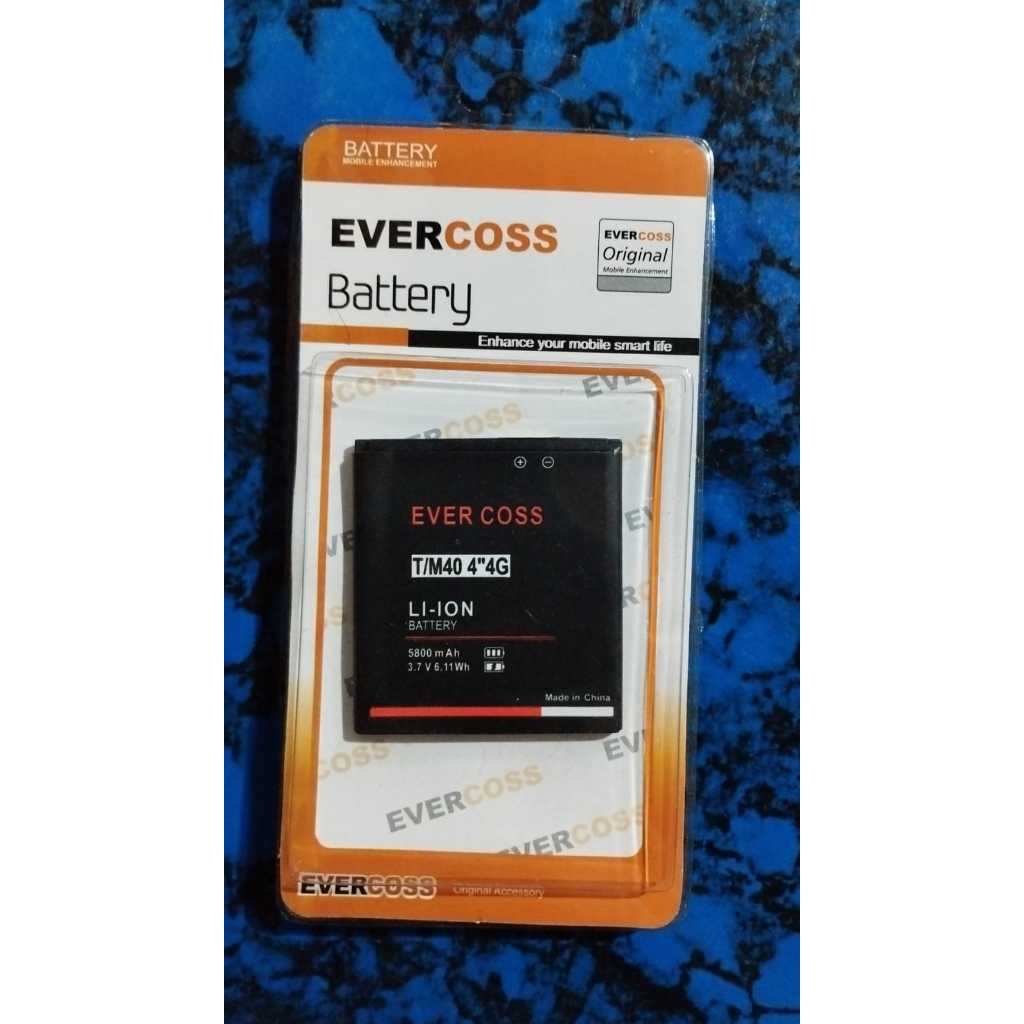 Jual Battery batre EVERCOS T/M40''4G | Shopee Indonesia