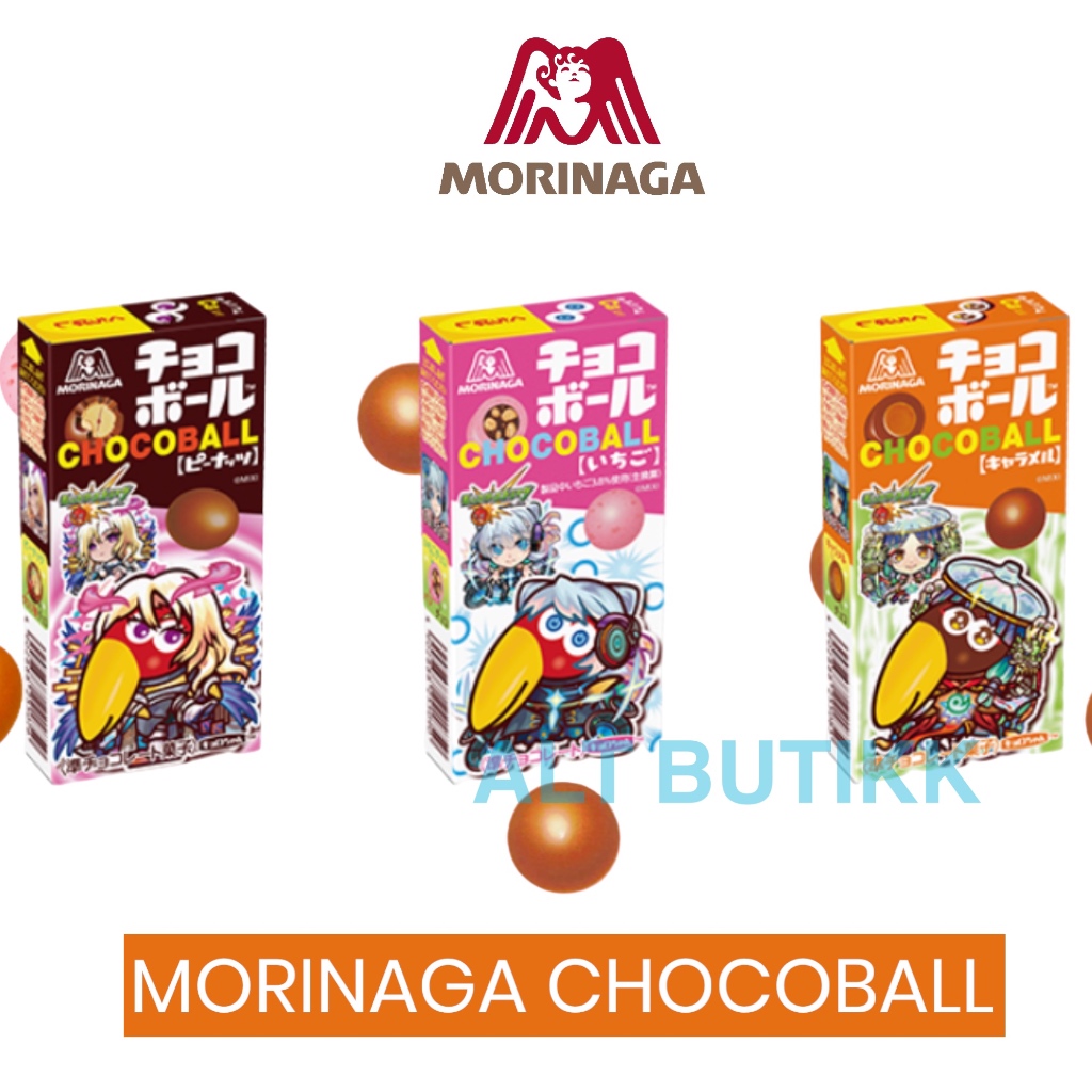 Jual MORINAGA CHOCOBALL | PEANUT - STRAWBERRY - CARAMEL | PRODUCT OF ...