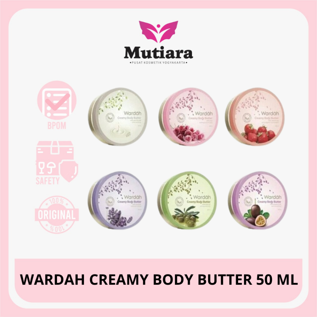 Jual WARDAH CREAMY BODY BUTTER 50 ML | Shopee Indonesia