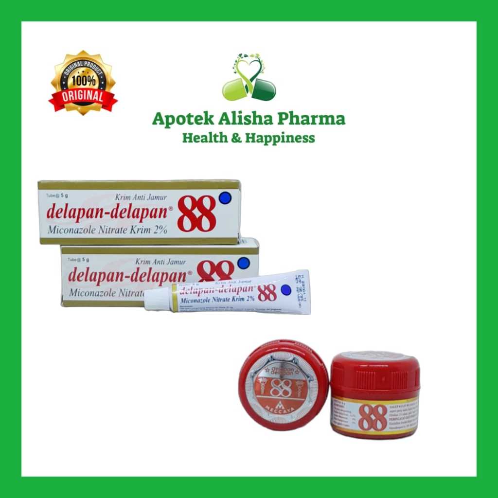 Jual Salep Kulit 88 6gr - Krim Delapan Delapan Miconazole Krem Salep ...