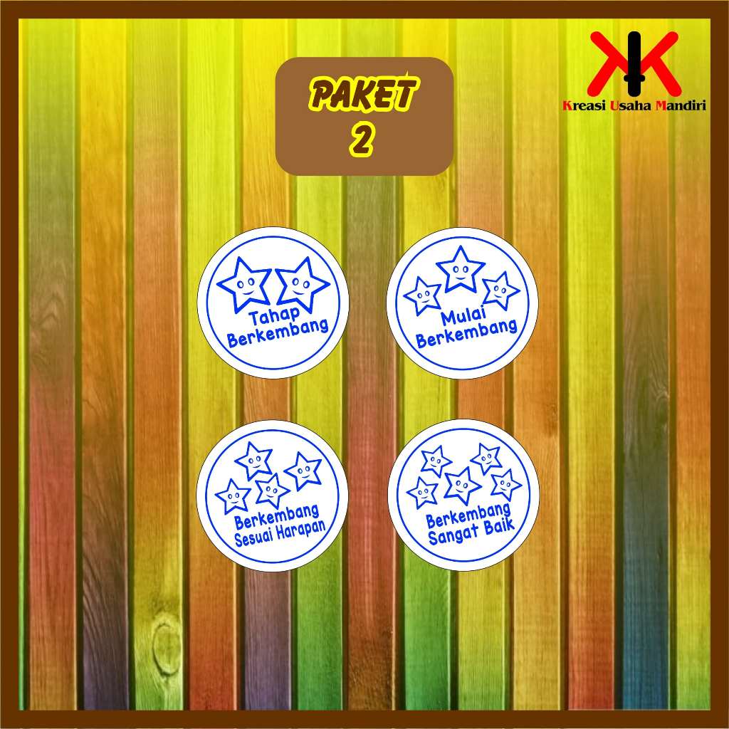 Jual Stempel Reward, Stempel Penilaian, Stempel Nilai Guru (1 SET ...