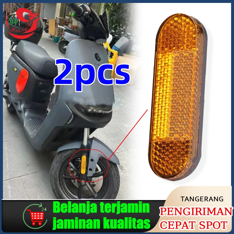Jual 2 Pcs Mata Kucing Reflector Mobil / Truk Universal Oval Kecil ...