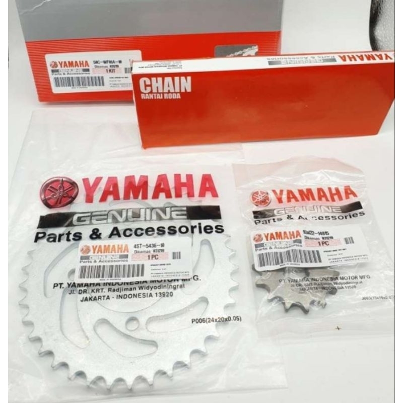 Jual Gear Set Girset Paket Jupiter MX New Jupiter MX 135 New Yamaha 50C | Shopee Indonesia