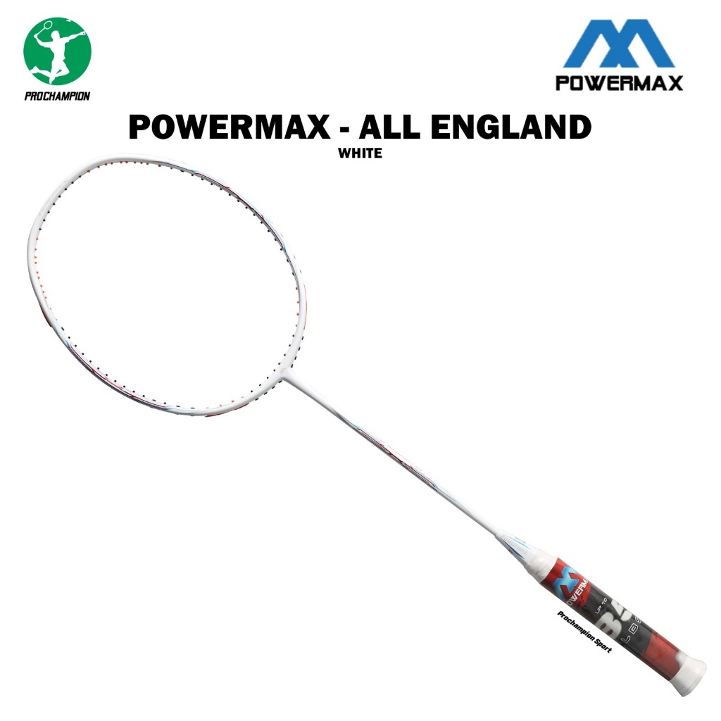 Jual Raket Badminton Power Max Powermax All England White | Shopee ...