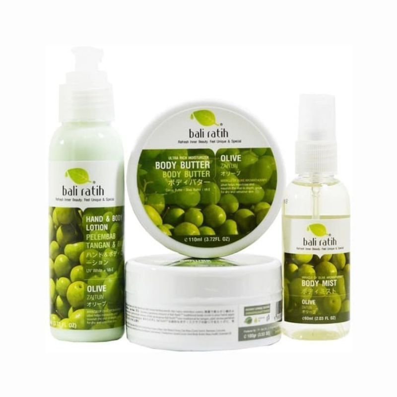 Jual Bali Ratih Paket Lengkap 4 Macam (Scrub, Lotion, Mist, Body Butter ...