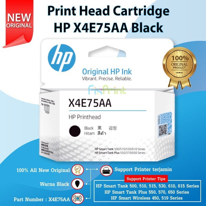 Jual Print Head Cartridge 3JB06AA HP Ink Tank Printhead Kit Gt51 GT52 ...