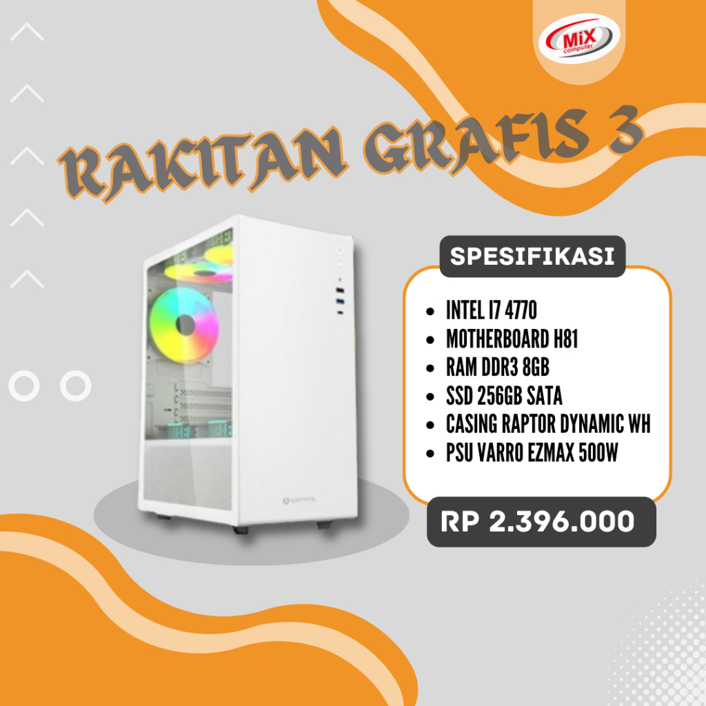 Jual Paket PC Desain Komputer Rakitan 1 set Lengkap - Core i7 4770 SSD ...