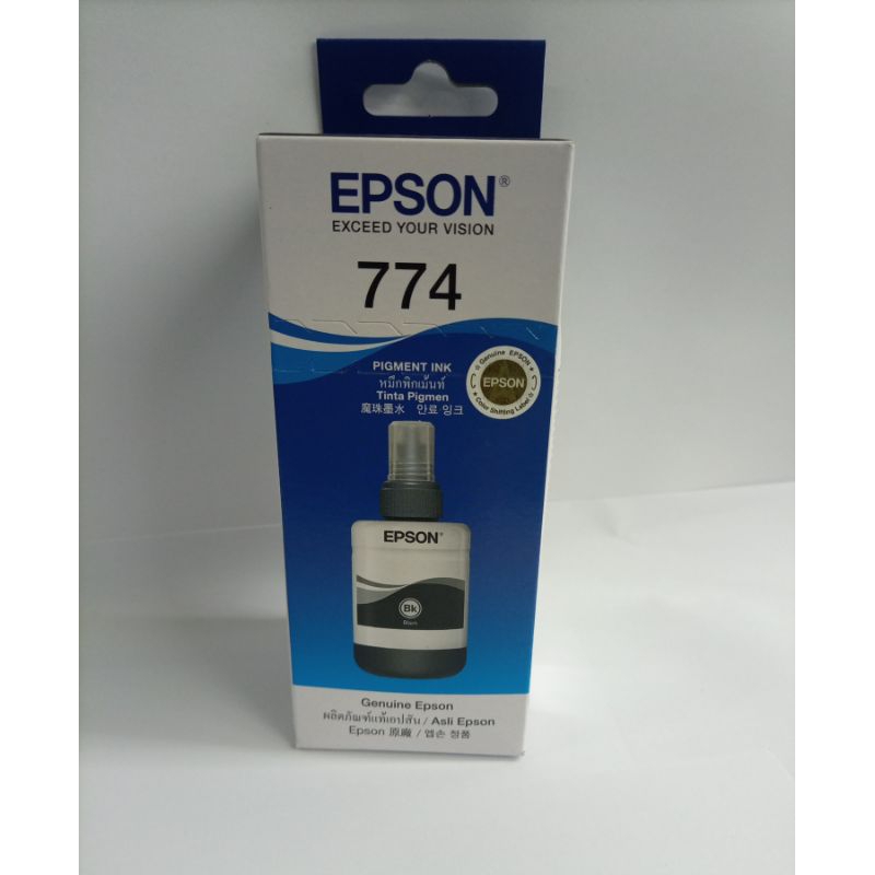 Jual Tinta Epson 774 Black 100 ml Ori Printer Epson L1455 | Shopee ...