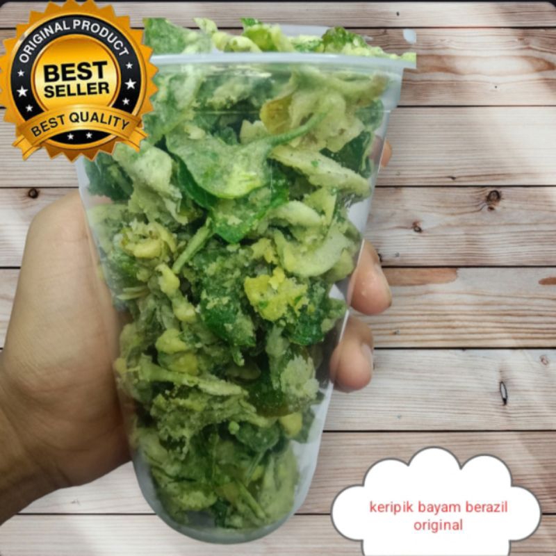 Jual CEMILAN KEKINIAN, BAYAM BRAZIL CRISPY, RASA ORIGINAL | Shopee ...