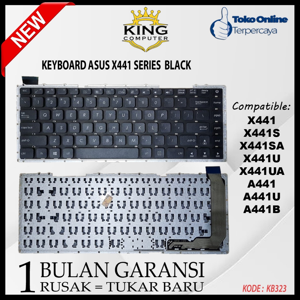 Jual KEYBOARD ASUS X441 A441 X441S X441N X441M X441MA X441B X441SA X441SC X441U X441UA A441U ...