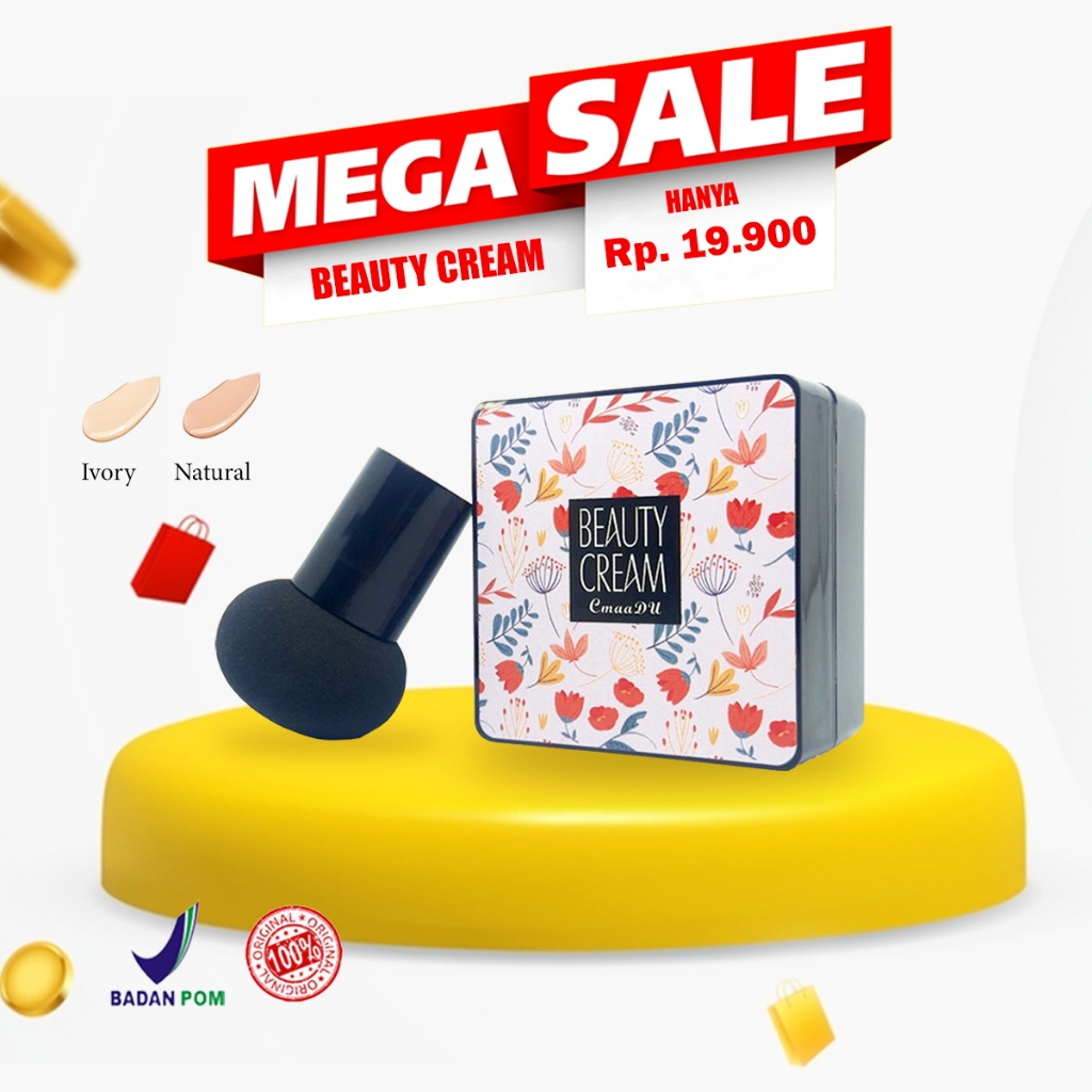 Jual MEGA SALE!! BPOM CMAADU Beauty Cream Cushion Foundation Wanita ...