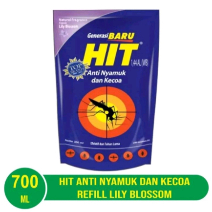 Jual HIT Refill Anti Nyamuk dan Kecoa 700ml HIT Spray isi ulang hit ...