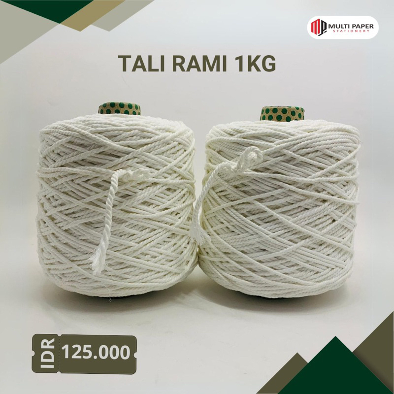 Jual Tali Rami 1Kg Putih | Shopee Indonesia