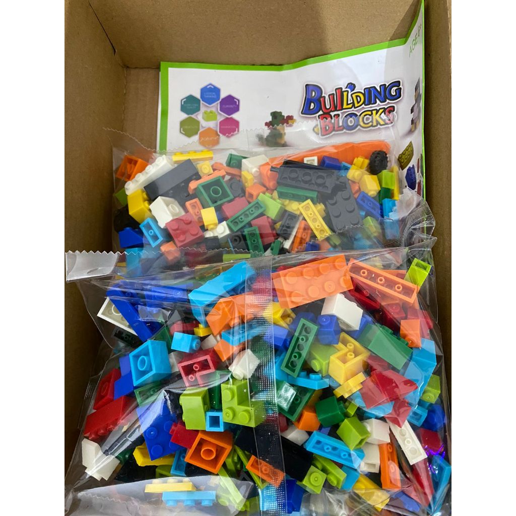 Jual Building blocks isi 1000 pcs / mainan block susun / balok bongkar ...