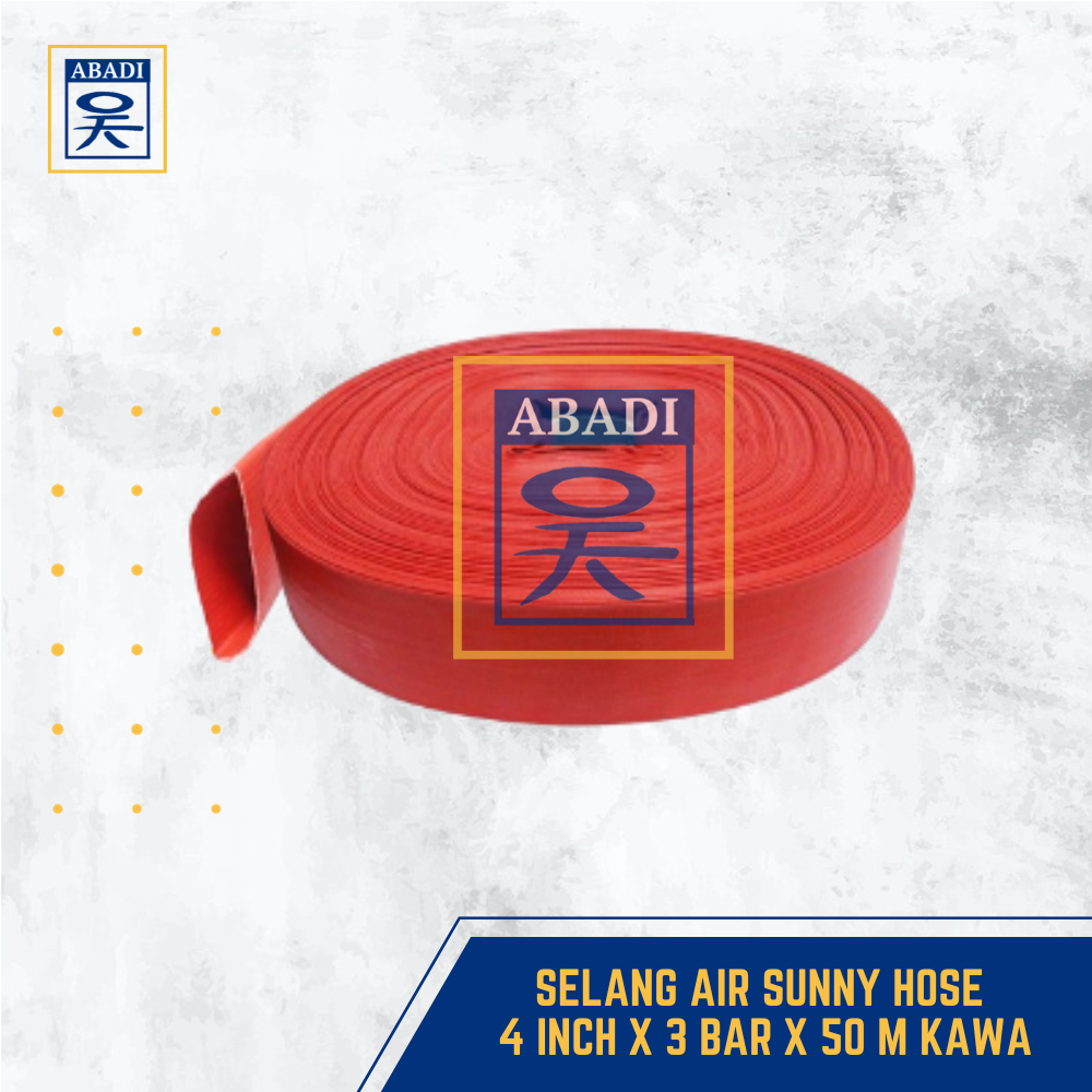 Jual SELANG AIR SUNNY HOSE 4 INCH X 3 BAR X 50 M KAWA | Shopee Indonesia