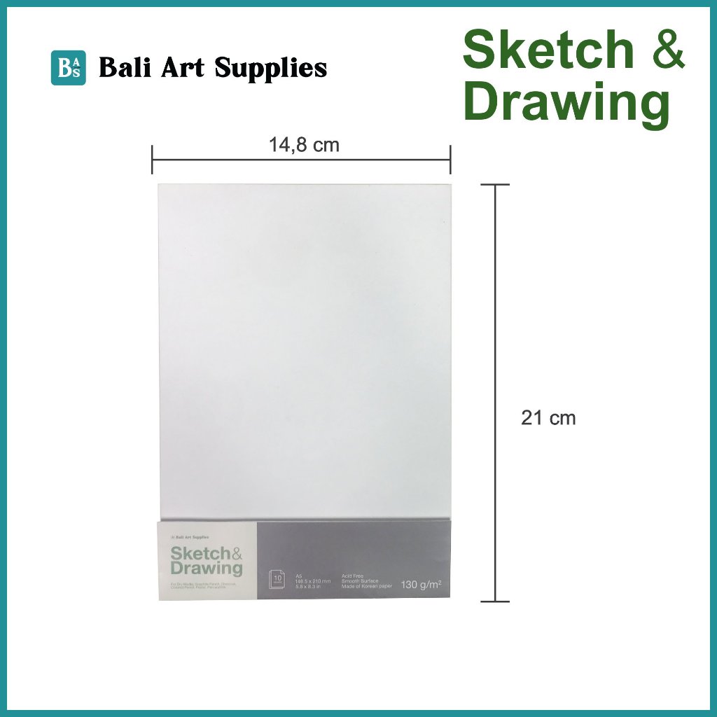 Jual Sketch & Drawing Paper Bali Art Supplies / Kertas Gambar & Sketsa ...