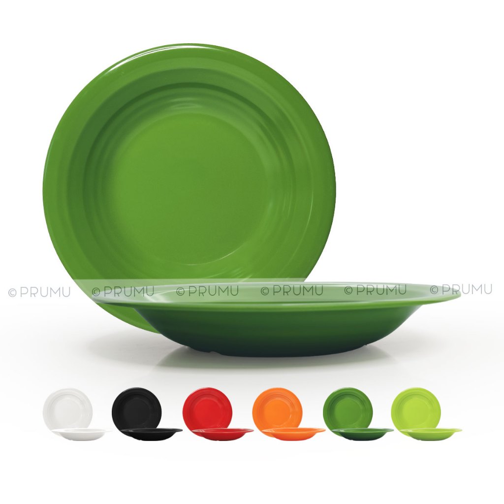 Jual Piring Makan Melamin Ulir 9 inch - Piring Cekung - Piring Lontong ...