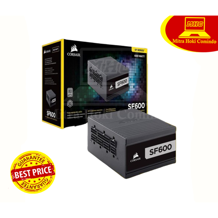 Jual POWER SUPPLY CORSAIR SF600 SFX 80+ PLATINUM FULL MODULAR | Shopee Indonesia