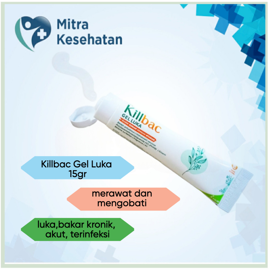 Jual Killbac Gel Wound Dressing - Hydrogel Luka 15 Gram | Shopee Indonesia