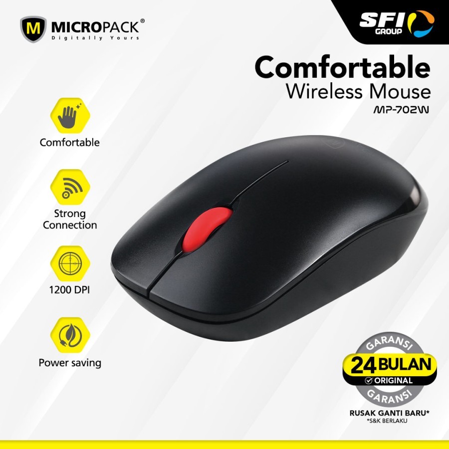Jual Micropack Optical Wireless Mouse Speedy Lite 2 (MP-702W) | Shopee ...