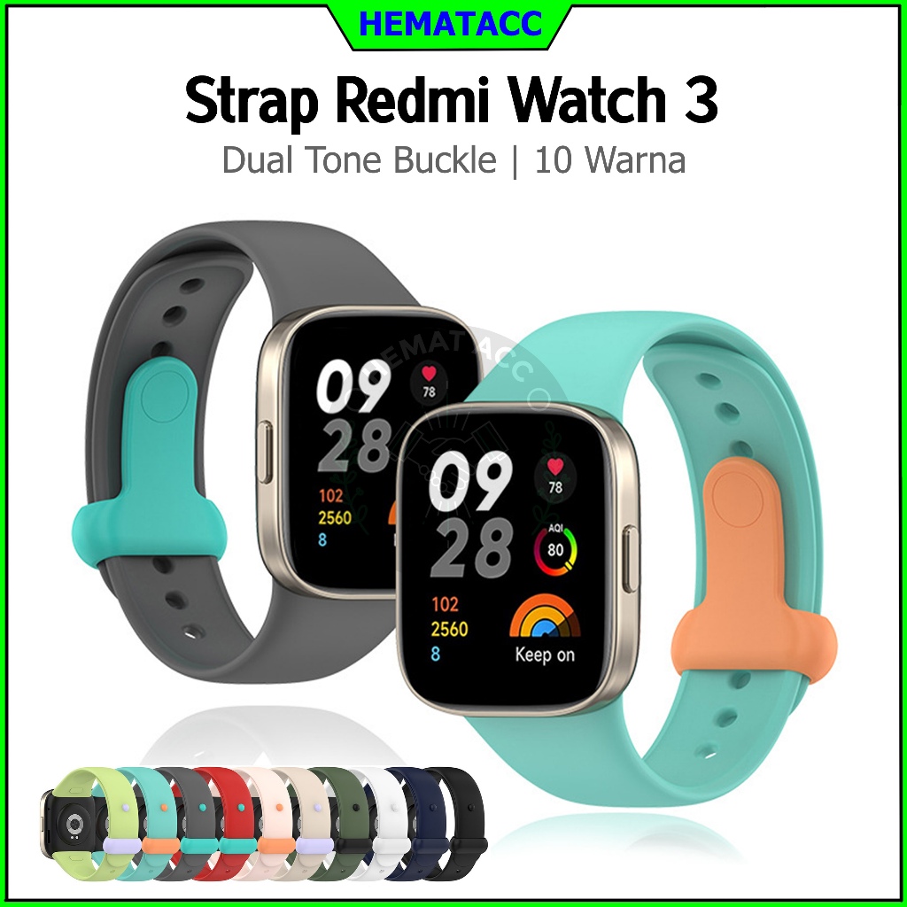 Jual Strap Redmi Watch 3 Buckle Dual Tone Tali Jam Xiaomi Redmi Watch 3 ...