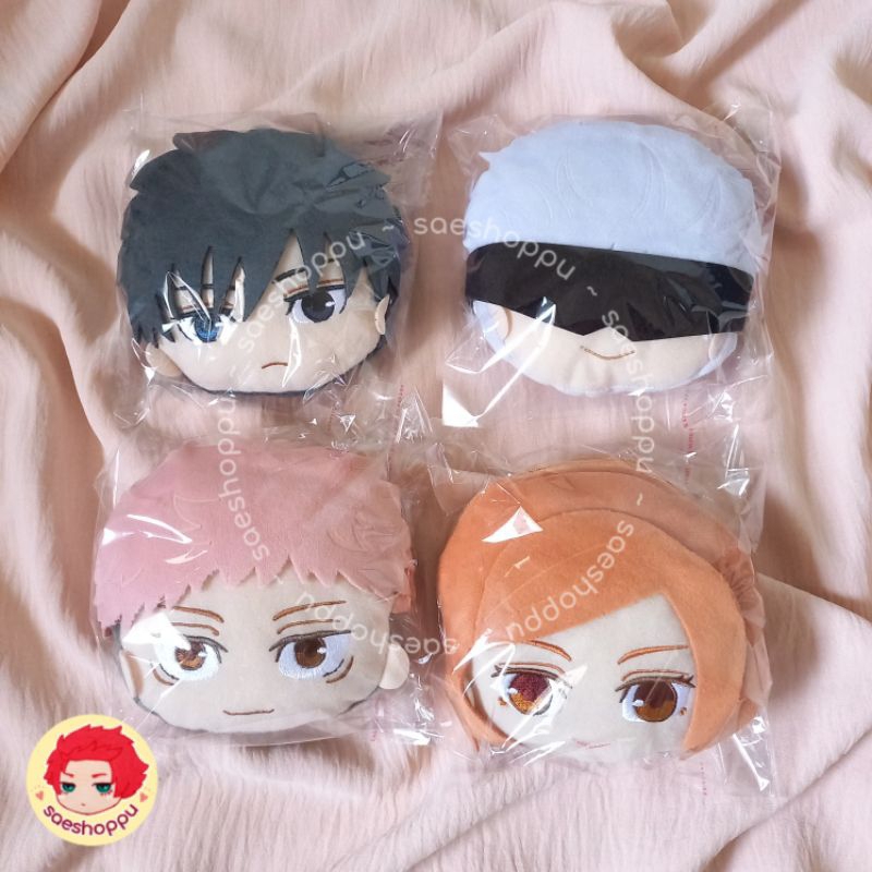 Jual [OFFICIAL] Gojo Yuuji Megumi face pouch | Jujutsu Kaisen dompet ...