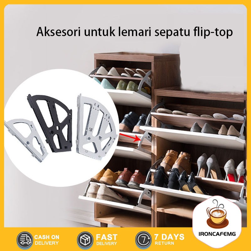 Jual Rak Sepatu Lipat Bracket Fitting Rak Sepatu Putar Cabinet Hinges ...