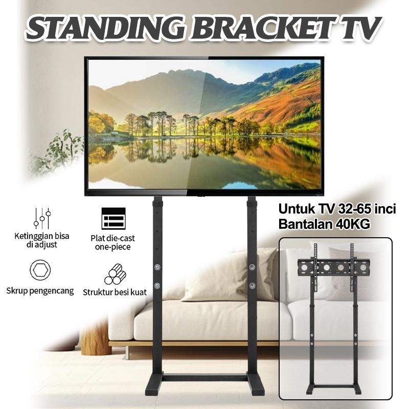 Jual STANDING BRACKET TV 65 60 55 43 40 32 inch One-Piece Standing ...