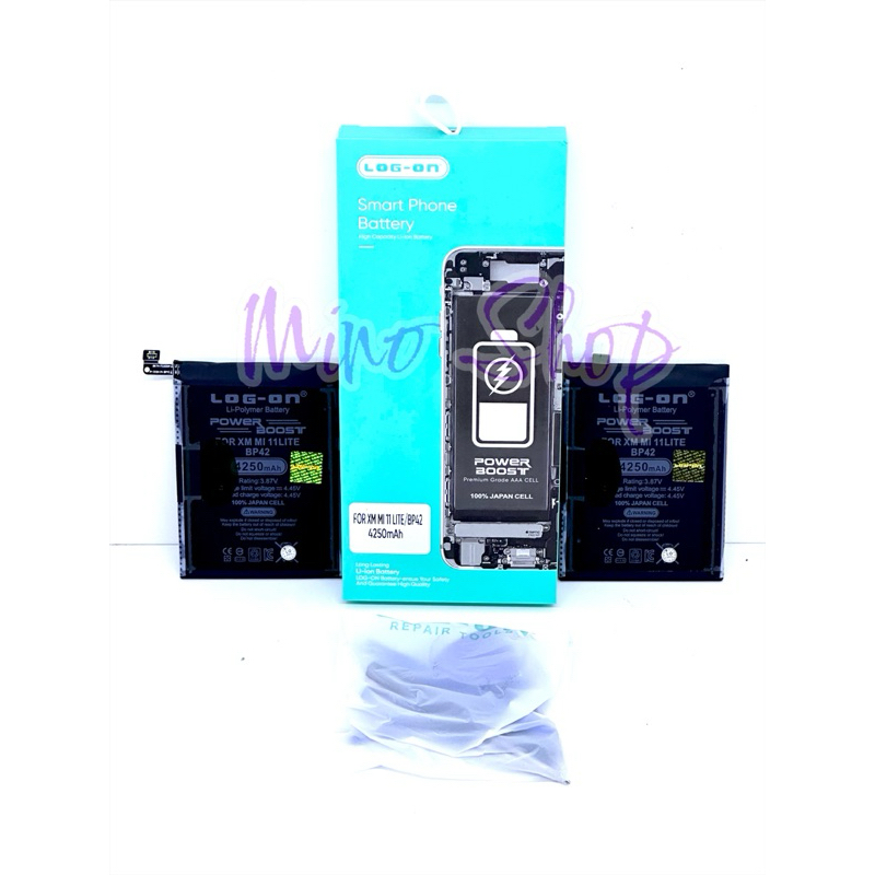 Jual BATERAI LOG ON XIAOMI MI 11 LITE BP42 BP-42 POWER BOOST BATRE ...