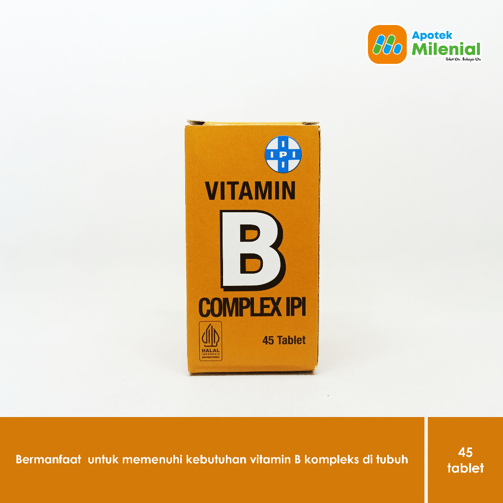 Jual Vitamin B Complex IPI 45 Tablet | Shopee Indonesia