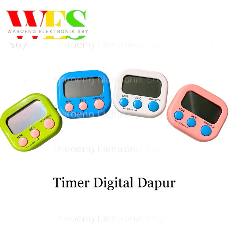 Jual DIGITAL KITCHEN TIMER JAM ALARM STOPWATCH ALAT MASAK DAPUR ...