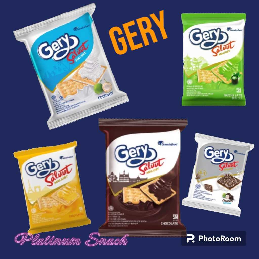 Jual Gery Saluut Malkist Renceng All Varian | Isi 20 Bks | GarudaFood ...