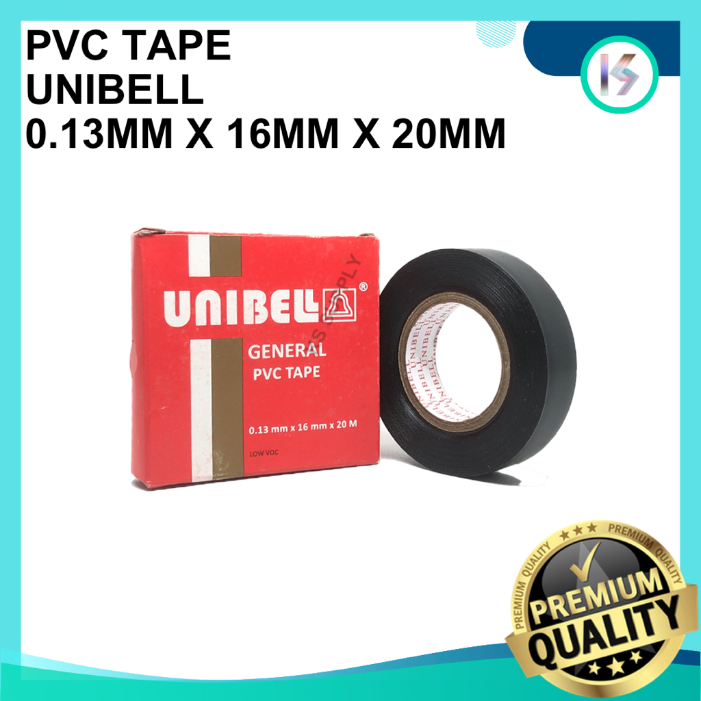 Jual Isolasi Listrik / PVC Tape UNIBELL 20M | Shopee Indonesia