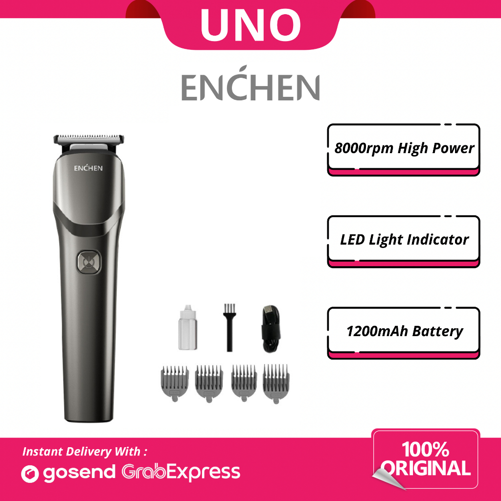 Jual ENCHEN Beardo 2 Hair Clipper Trimmer Type-C Men Electric Portable ...