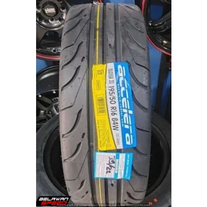 Jual BAN MOBIL TUBLES TIPE SEMI SLICK MERK ACCELERA 651 SPORT UKURAN 195 50 RING 16 R16-GRATIS ...