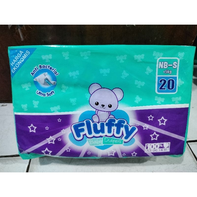 Jual FLUFFY Baby Diapers PEREKAT NB-S.20 | Shopee Indonesia