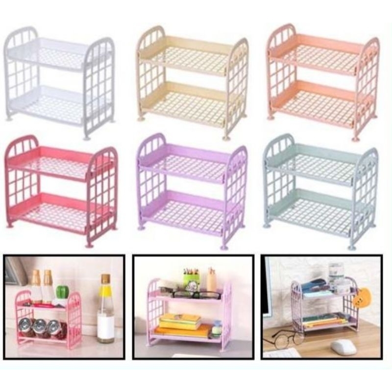 Jual Rak Susun Mini 2 Tingkat | Shopee Indonesia