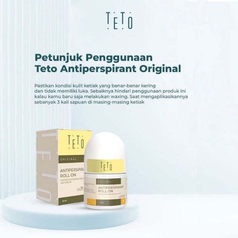 Jual Teto Antiperspirant Roll On 30ml | Shopee Indonesia