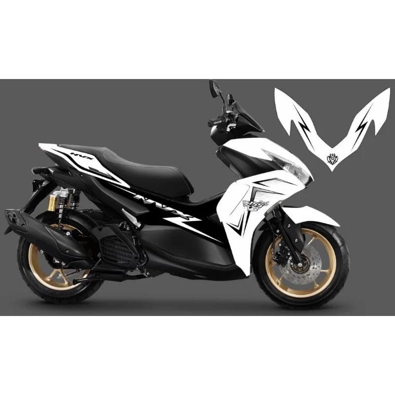 Jual STICKER STRIPING ALL NEW AEROX CONNECTED NVX 155 CUSTOM DESIGN ...