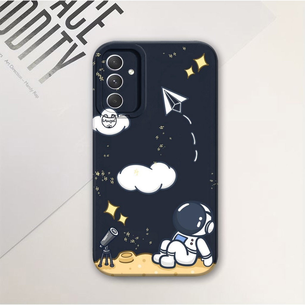 Jual Casing Hp Samsung A15 4G/5G Motif Astronot Galaxy Blue Kekinian ...