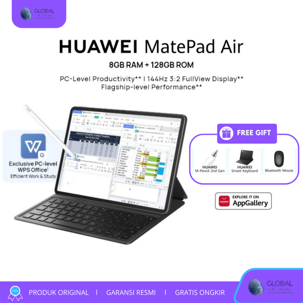 Jual Huawei Matepad Air Tablet 8/128GB - Garansi Resmi | Shopee Indonesia