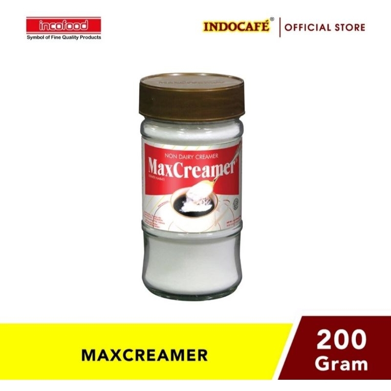 Jual INDOCAFE MAX CREAMER 200gr JAR STOPLES | Shopee Indonesia