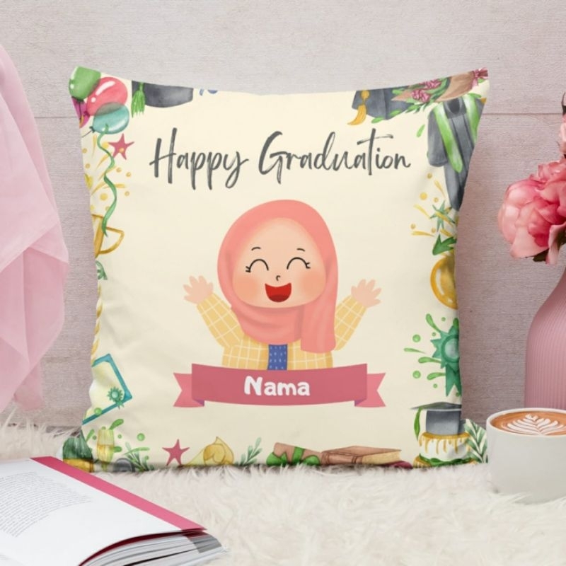 Jual Souvenir Bantal Foto Printing Custom Graduation | Shopee Indonesia