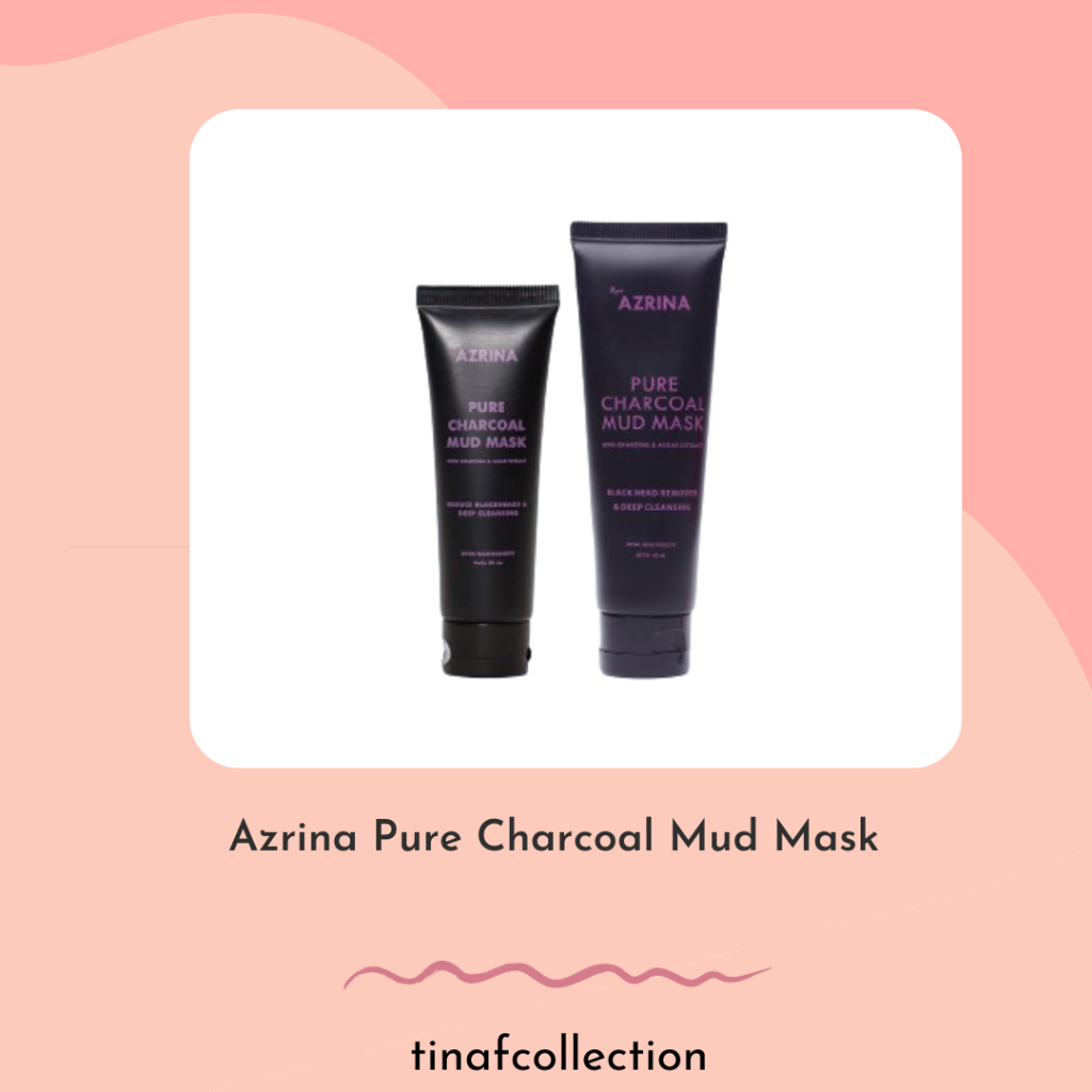 Jual Azrina Pure Charcoal Mud Mask - Masker Wajah Brightening Wanita ...