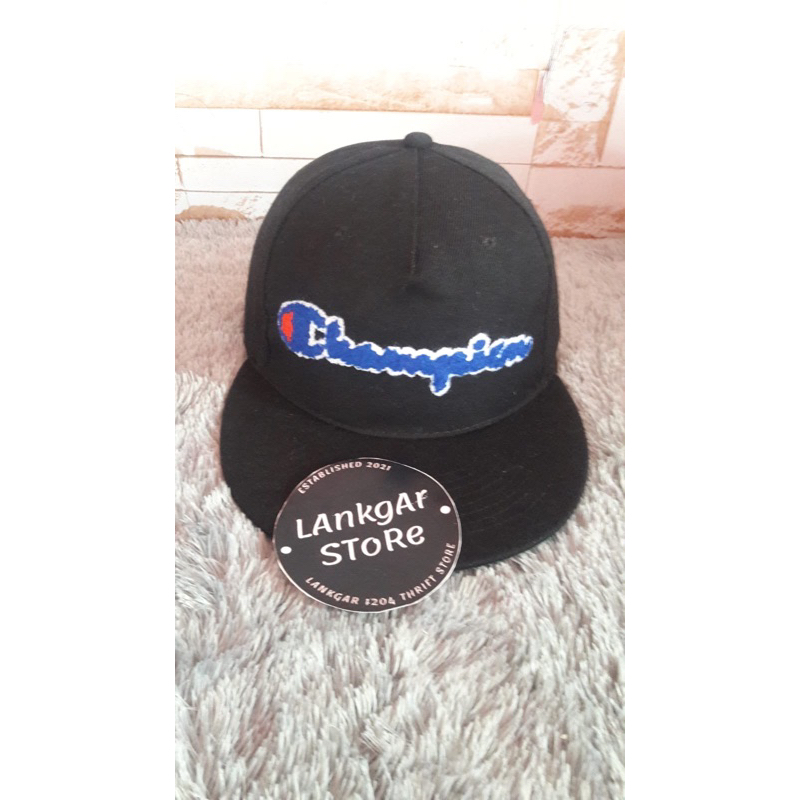 Jual Topi Champion Scrip Big Logo | Shopee Indonesia