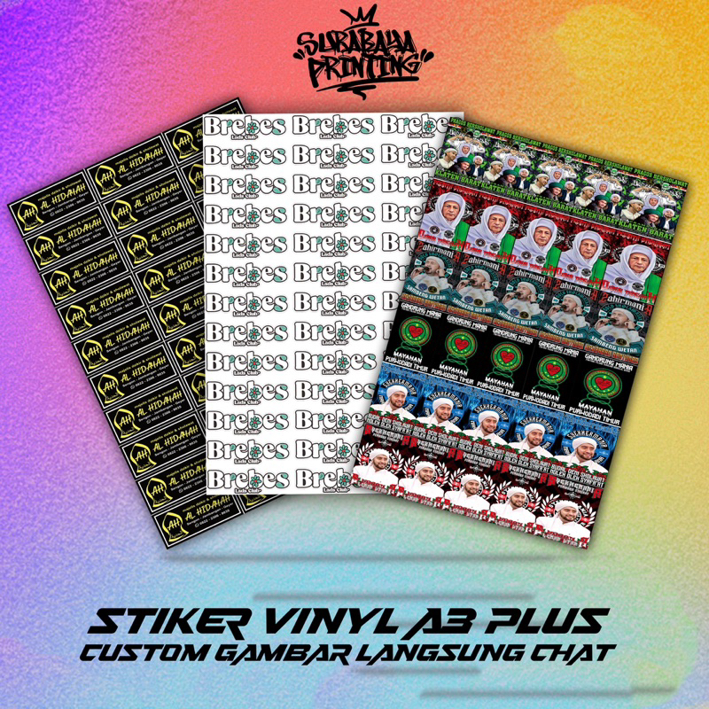 Jual Cetak stiker A3 plus | Shopee Indonesia