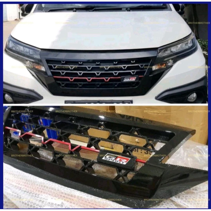 Jual GRILL DEPAN ALL NEW RUSH TERIOS SPORTY STYLE LOGO GR SPORT & ATRD ...