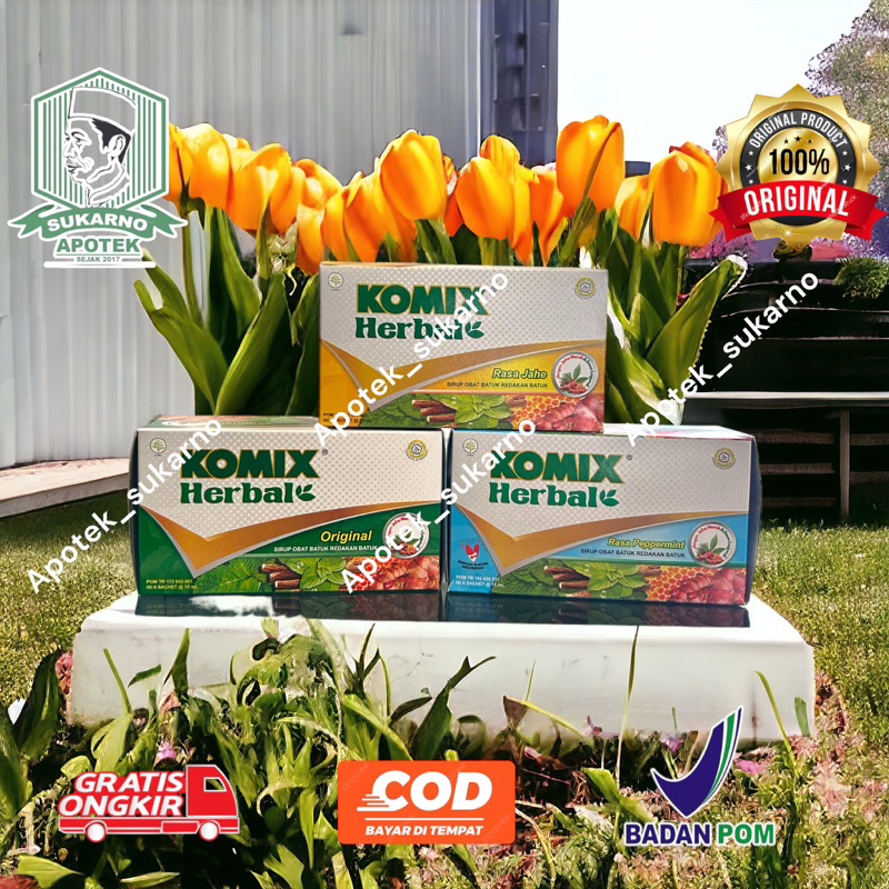 Jual KOMIX HERBAL SACHET 1 BOX (ISI 5) | Shopee Indonesia